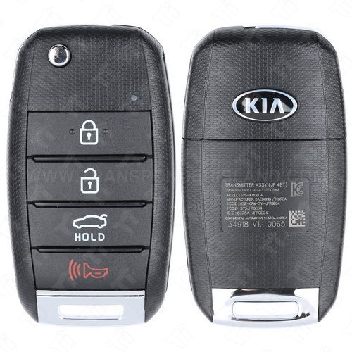 2015 - 2020 Kia Optima Remote Flip Key 4B Trunk - SY5JFRGE04 (Chip ...