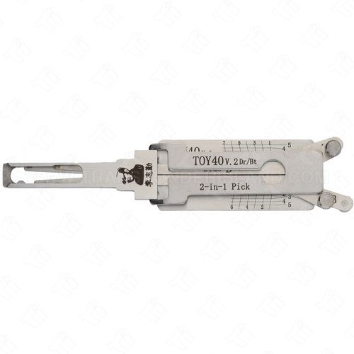 Original Lishi 2-in-1 Pick and Decoder TOY40 Lexus 4 Track (Long Blade ...